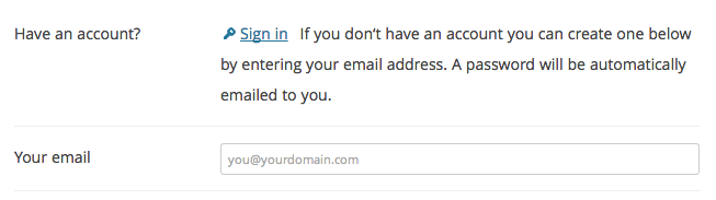 The job submission form - WP Job Manager